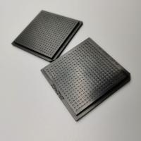 China Custom Black IC Chip Tray 400PCS 50.7x50.7mm ABS Material for Electronic Component Packaging for sale