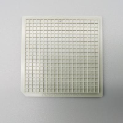China ODM Gray Conductive Waffle Pack IC Tray 50.7×50.7×4mm with 400 Cavities and 10⁴-10¹¹Ω Resistance for sale