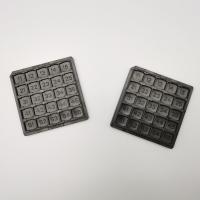 China Antistatic Waffle Pack Chip Trays 2-4 Inch IC Packaging with 1.0×10⁴-1.0×10¹¹Ω Surface Resistance for sale
