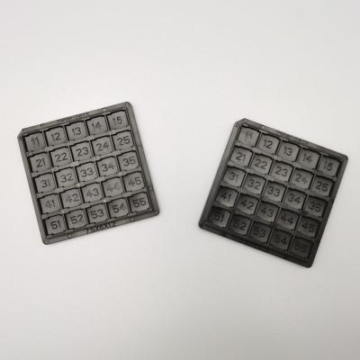 China Antistatic Waffle Pack Chip Trays 2-4 Inch IC Packaging with 1.0×10⁴-1.0×10¹¹Ω Surface Resistance for sale
