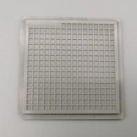 China ESD ABS Waffle Pack Chip Tray 250PCS 2x2 Inch Regular Cavities for IC Components for sale