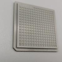 China ESD ABS Waffle Pack Chip Tray 250PCS 2x2 Inch Regular Cavities for IC Components for sale