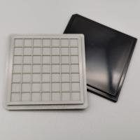 China ESD Antistatic Matrix Chip Waffle Tray 2-4 Inch with 1.0x10⁴-1.0x10¹¹Ω Resistance for IC Component Protection for sale