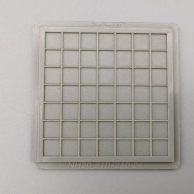 China ESD Antistatic Matrix Chip Waffle Tray 2-4 Inch with 1.0x10⁴-1.0x10¹¹Ω Resistance for IC Component Protection for sale