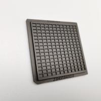China Traditional Black 2 Inch Waffle Pack Chip Trays - 50.7x50.7x4mm ABS ESD Protection for Electronic Components for sale