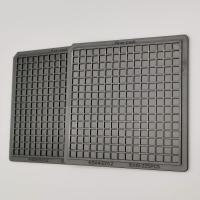 China ESD ABS Waffle Pack Trays 2-4 Inch Custom Sizes with 10⁴-10¹¹Ω Surface Resistance for Electronic Components for sale