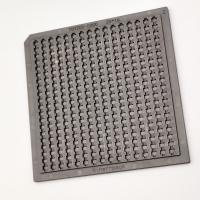 China 4 Inch ESD Waffle Pack Trays with Tunneling Shape - 320 Cavity Capacity, 0.3mm Flatness for IC Components for sale
