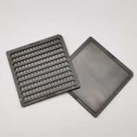 China ESD IC Chip Tray 3.5×6.6×2.5mm Pocket Size for Electronic Component Storage and Transshipment for sale