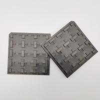 China Black Plastic Waffle Pack Tray ESD 12PCS High Temperature 120-220°C 21.8x20.8mm for sale