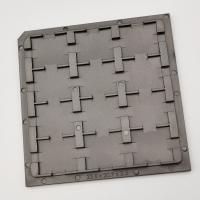 China 23.6x20.9mm High Temperature Resistant IC Chip Tray - ESD Conductive Material for Automated Assembly for sale