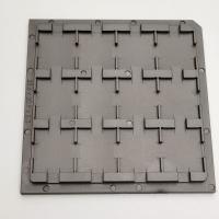 China 23.6x20.9mm High Temperature Resistant IC Chip Tray - ESD Conductive Material for Automated Assembly for sale
