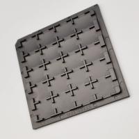 China SGS Standard Electronic Components Tray 10×19×2.3mm Pocket Size with Anti-Static Performance for Semiconductor Packaging for sale
