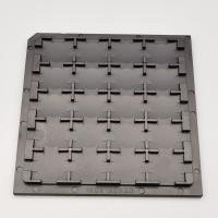 China SGS Standard Electronic Components Tray 10×19×2.3mm Pocket Size with Anti-Static Performance for Semiconductor Packaging for sale