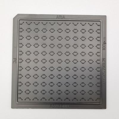 China ESD Conductive IC Chip Tray 100pcs - Lightweight Waffle Pack for Electronic Components with 120°C Heat Resistance for sale