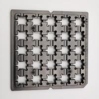 China Antistatic PC Waffle Pack Chip Trays with 10⁴-10¹¹ Ohm Resistance for Lens Holder Components for sale