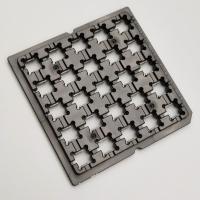 China Antistatic PC Waffle Pack Chip Trays with 10⁴-10¹¹ Ohm Resistance for Lens Holder Components for sale