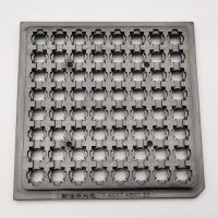 China 4-Inch Through Hole Structure Plastic Cavity Trays for Camera Lens Loading - 64 Cavity Matrix with ESD Protection for sale
