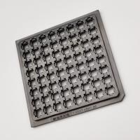 China 4-Inch Through Hole Structure Plastic Cavity Trays for Camera Lens Loading - 64 Cavity Matrix with ESD Protection for sale