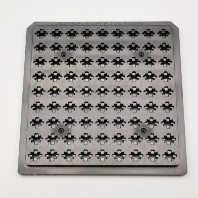 China OEM 4 Inch Reusable Electronic Components Tray - 81 PCS Matrix, 1.0x10^4-1.0x10^11 Ω Resistance, Corrosion Resistant for sale