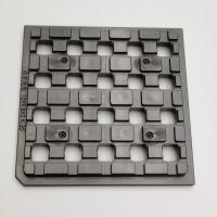 China ESD PPE Black Electronic Components Tray - 12×9.8mm Pocket Size, 20-Pocket Matrix, High Temperature Resistant for sale