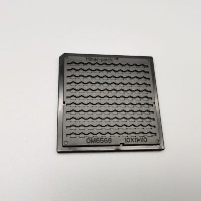 China HN2084 ESD Protection Tray 110-Pocket for Bare Die Transport 1.95×1.4×0.97mm ABS Material for sale