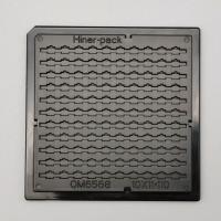 China HN2084 ESD Protection Tray 110-Pocket for Bare Die Transport 1.95×1.4×0.97mm ABS Material for sale