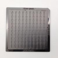 China Custom ABS Antistatic Bare Die Trays 1.4×1.4×0.26mm for Optoelectronic Components Packaging for sale