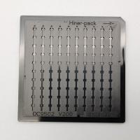 China Plastic Anti Static Bare Die Trays - 100 Pocket Matrix, 1.3x0.86mm Size, 10⁴-10¹¹ Ohm ESD Protection for sale