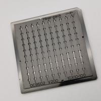 China Plastic Anti Static Bare Die Trays - 100 Pocket Matrix, 1.3x0.86mm Size, 10⁴-10¹¹ Ohm ESD Protection for sale