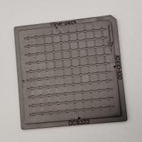 China HN2079 Wafer Bare Die Tray 50.7×50.7×4mm with 100 Cavity Matrix for IC Chip Packaging for sale