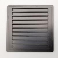 China Reusable 2 Inch Bare Die Trays - Black ESD ABS Material with 38×2.67×1.1mm Pocket Size for Electronic Components for sale