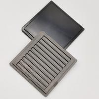 China Reusable 2 Inch Bare Die Trays - Black ESD ABS Material with 38×2.67×1.1mm Pocket Size for Electronic Components for sale