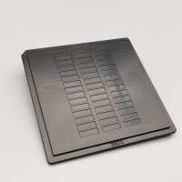 China 4 Inch ESD Electronic Plastic Shipping Trays - PPO Material ROHS Approved - 101.6x101.6x4.5mm Dimensions for sale