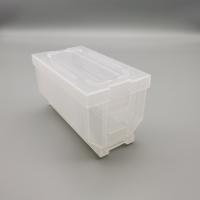 China 3 Inch Press Type Wafer Shipping Container - 25 PCS Capacity Transparent PP Material for Semiconductor Transport for sale