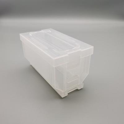 China 3 Inch Press Type Wafer Shipping Container - 25 PCS Capacity Transparent PP Material for Semiconductor Transport for sale