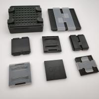 China 2 Inch Recyclable Waffle Pack Lids Clips Push Pull Type Anti-Static ESD Protection for Electronics for sale