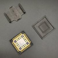 China ABS Single QFP Waffle Pack Tray 5.5mm Thickness Antistatic IC Carrier for Electronic Components for sale