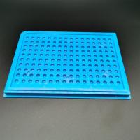 China PEI ESD Plastic Electronic Components Tray 220x160x13.7mm with 160 Cavities for IC Packaging for sale