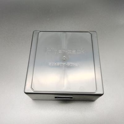 China Custom Slot Type Anti Static Plastic Box ESD Conductive Chip Loading Tray 133.88x120x20.10mm 50PCS Capacity for sale