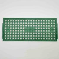 China Antistatic PPE Green JEDEC IC Trays 322.6x135.9mm for BGA Chip and Module Storage for sale