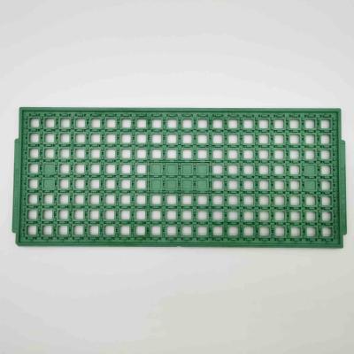 China Antistatic PPE Green JEDEC IC Trays 322.6x135.9mm for BGA Chip and Module Storage for sale