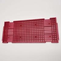 China ABS Standard Red JEDEC IC Tray Cover 322.6x135.9x7.62mm Anti-Static ESD Protection 1.0x10⁴-1.0x10¹¹Ω for sale