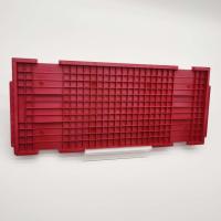 China ABS Standard Red JEDEC IC Tray Cover 322.6x135.9x7.62mm Anti-Static ESD Protection 1.0x10⁴-1.0x10¹¹Ω for sale