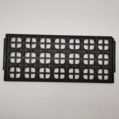 China Custom Black ESD JEDEC IC Trays 322.6x135.9mm for PCBA Module Ultrasonic Cleaning for sale