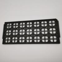 China Custom Black ESD JEDEC IC Trays 322.6x135.9mm for PCBA Module Ultrasonic Cleaning for sale