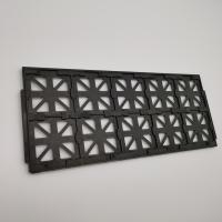 China Reused ESD Matrix Trays JEDEC IC Shipping Tray 322.6mm x 135.9mm for Optical Devices with 10-Pocket Configuration for sale