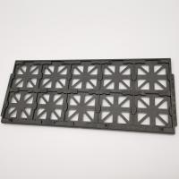 China Reused ESD Matrix Trays JEDEC IC Shipping Tray 322.6mm x 135.9mm for Optical Devices with 10-Pocket Configuration for sale