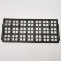 China Anti-Corrosive Black JEDEC Tray 322.6x135.9mm for Nano Sensors with 21 Cavities and 10⁴-10¹¹Ω Resistance for sale
