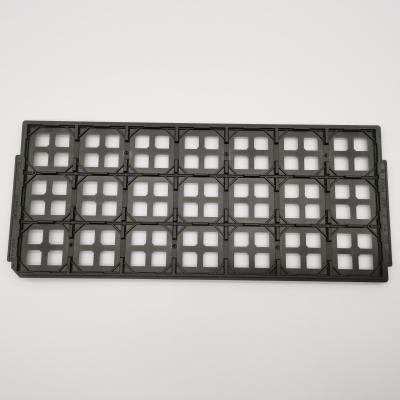 China Anti-Corrosive Black JEDEC Tray 322.6x135.9mm for Nano Sensors with 21 Cavities and 10⁴-10¹¹Ω Resistance for sale