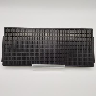 China BGA IC Packaging Black JEDEC Matrix Trays 322.6x135.9mm with ESD Protection 10^4-10^11Ω Resistance for sale